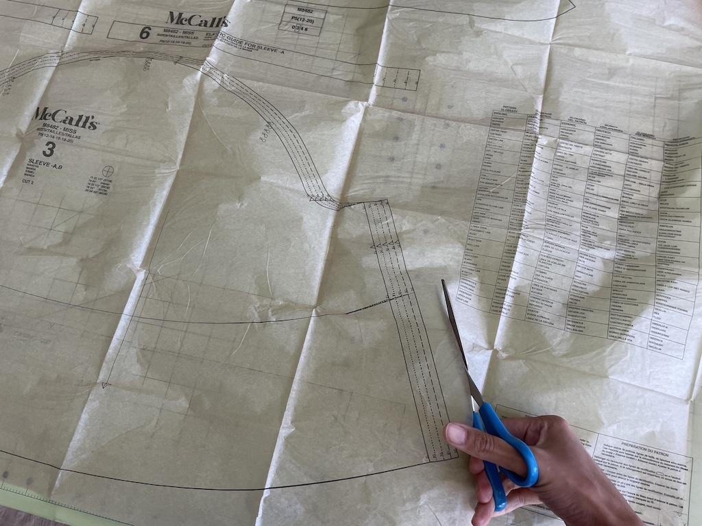 How to Cut Out Tissue Paper Sewing Patterns